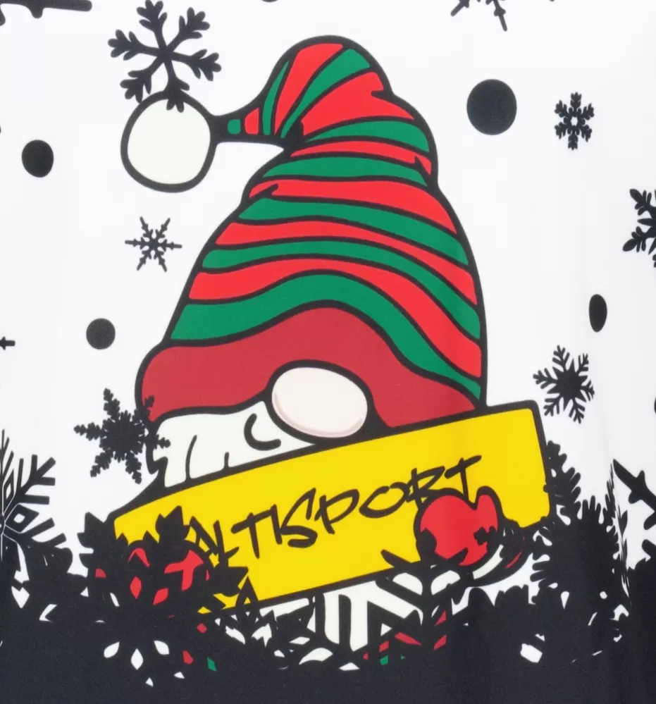 Pánska prémiová vianočná mikina ALTISPORT VOJ/ALMVN2MI01 ŠKRIATOK ...